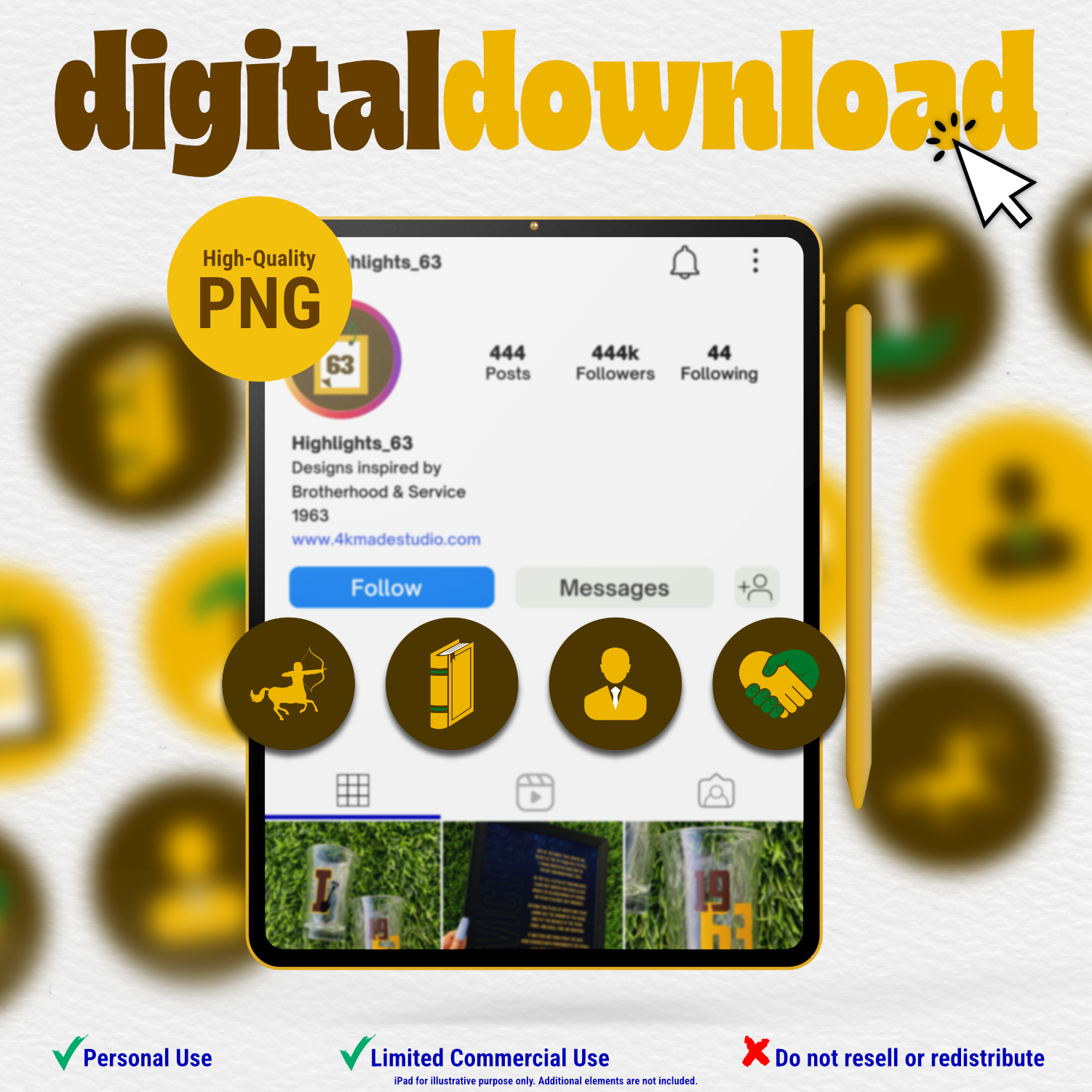 Iota Inspired Instagram Highlight Covers (Set of 10) – 4K Made Creative ...